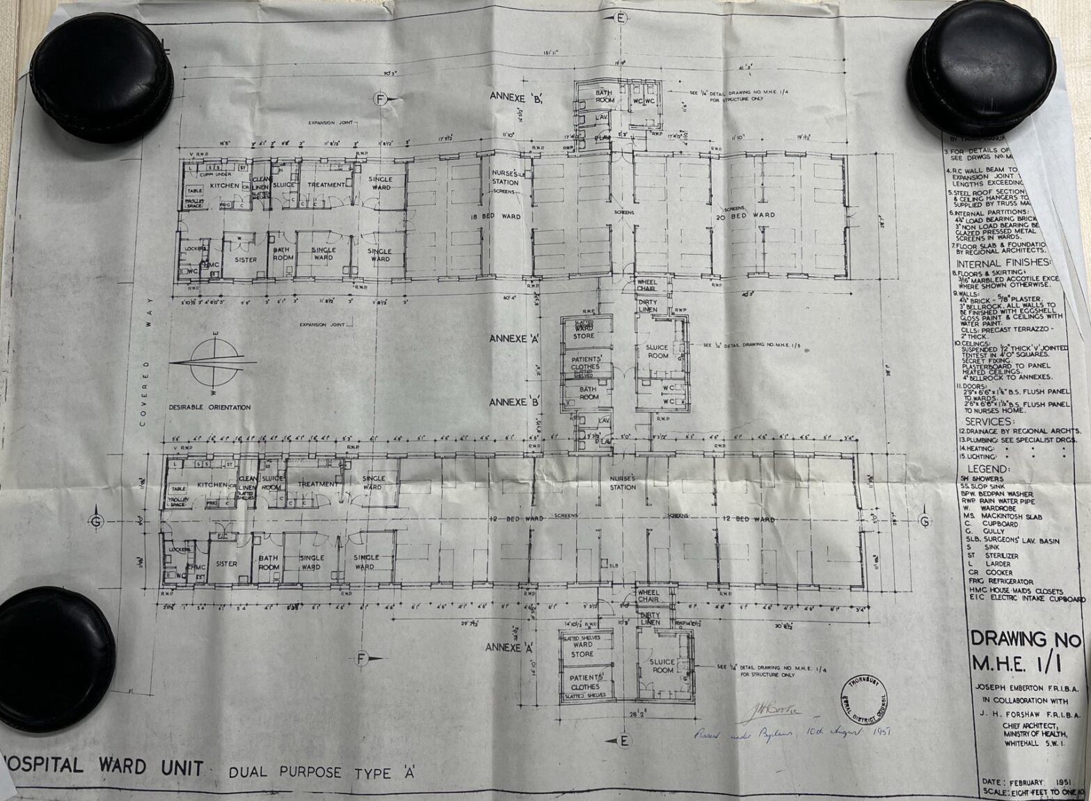 Later changes - Hortham Hospital / Colony